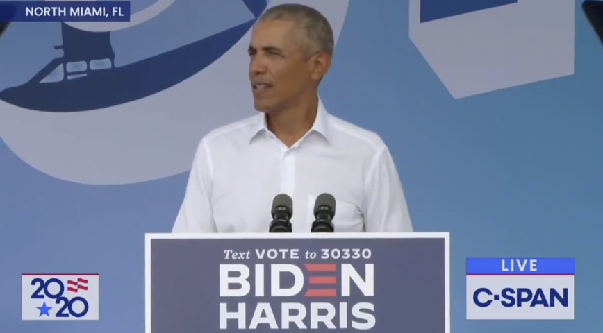 Obama Seethes With Rage, Yelling to Crowd that Trump is "Not Normal ...