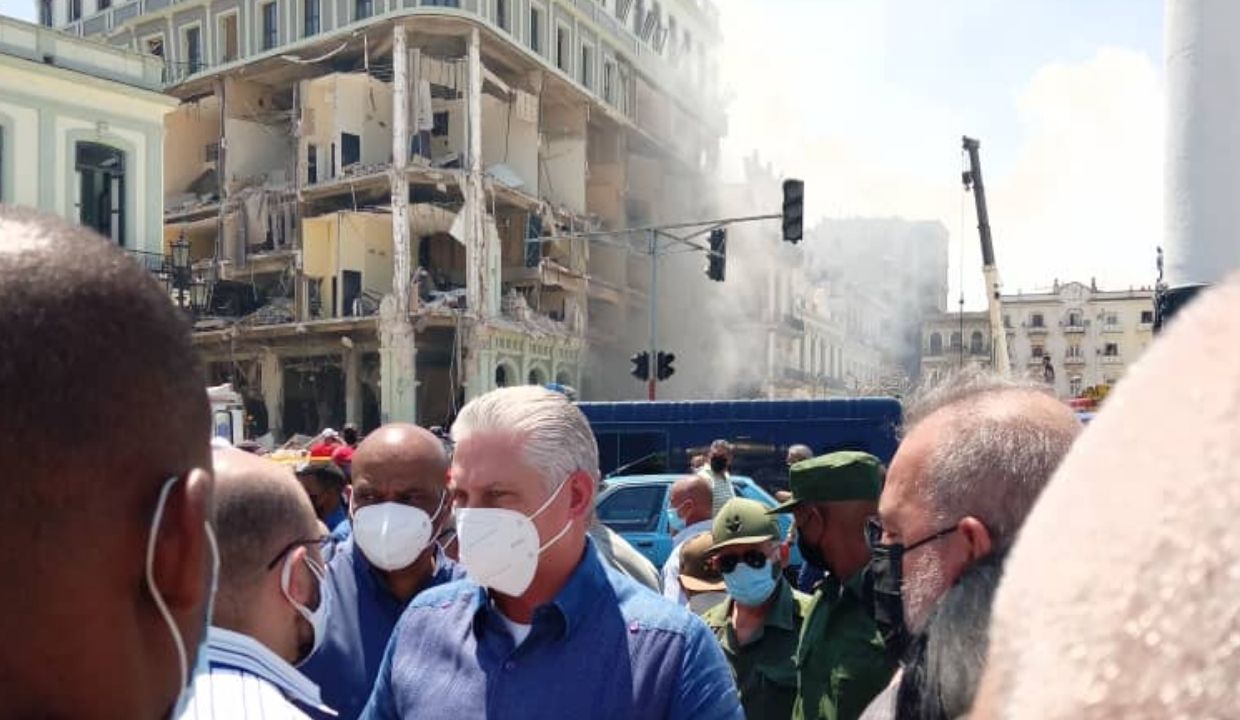BREAKING: Cuban Hotel Destroyed by Explosion, Search & Rescue Underway ...