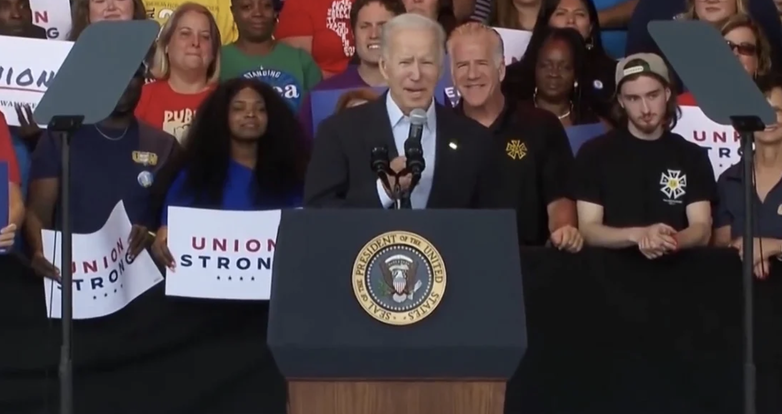 OMG! Biden's Body Shakes as He Screams at Audience - Todd Starnes