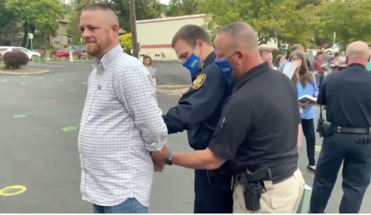 Liberal Town Forced to Pay Christians Arrested for Maskless Church ...