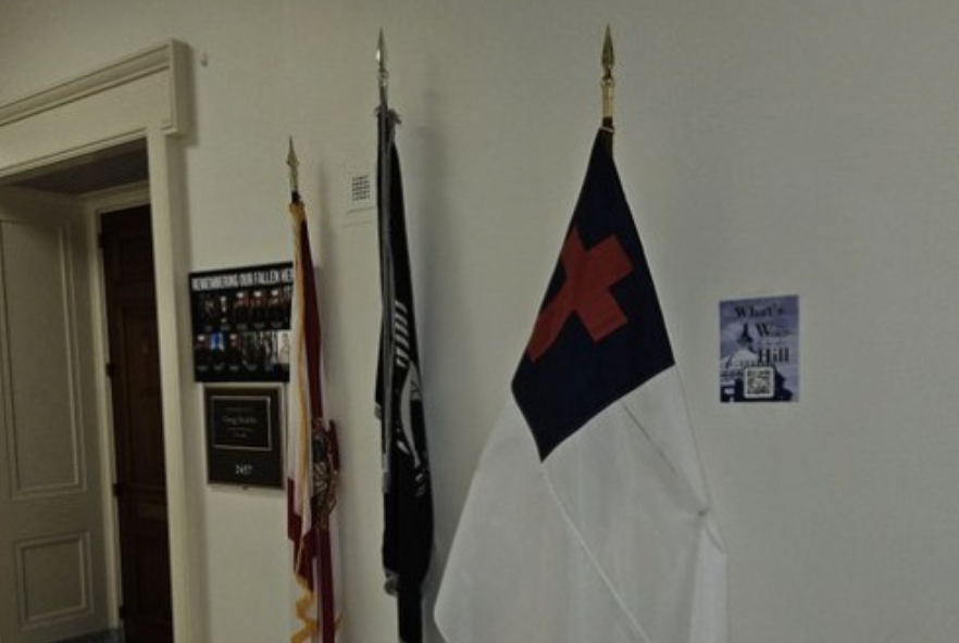 Atheists Demand Congressman Remove 'Treasonous' Christian Flag - Todd ...