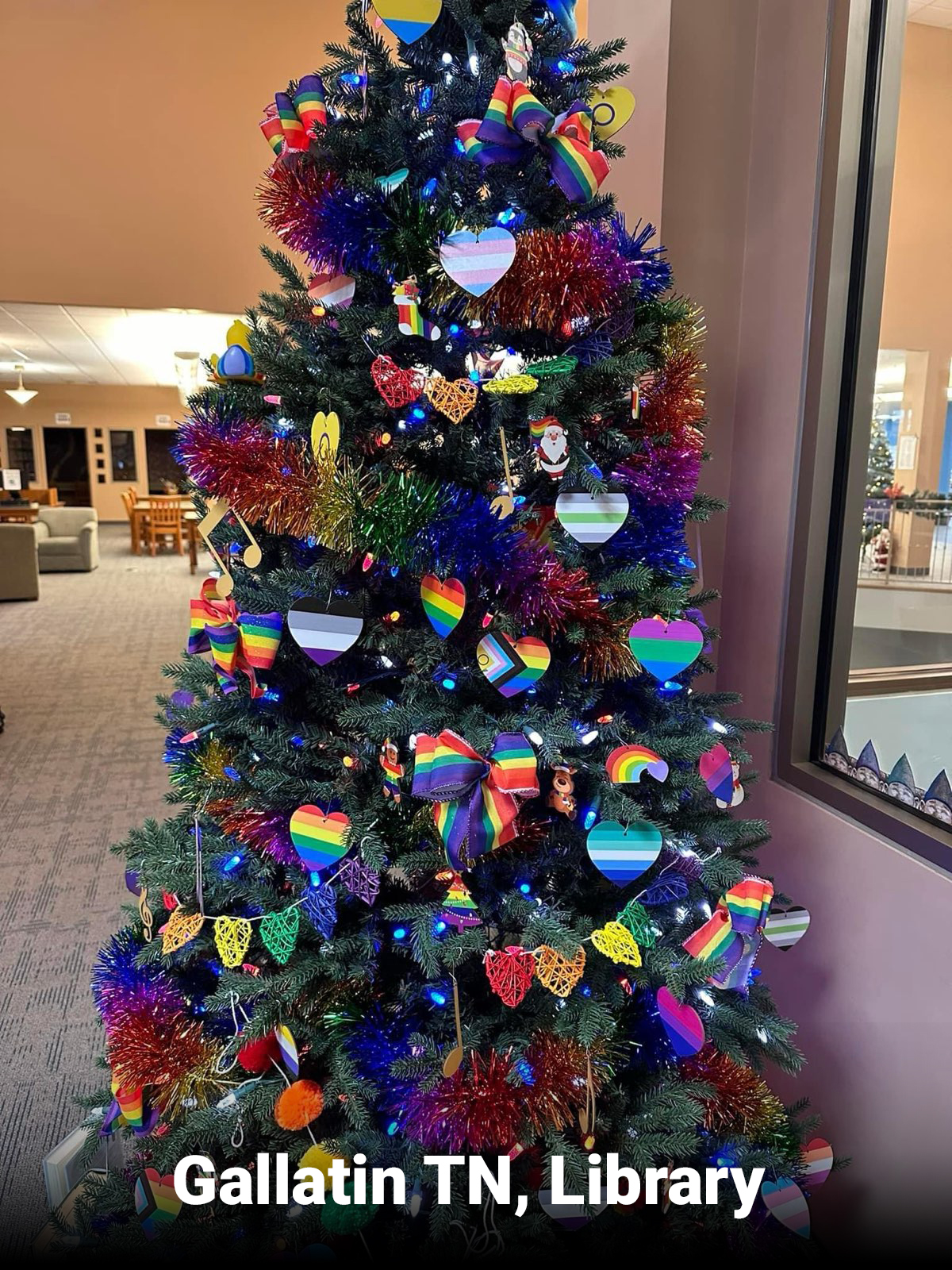 Library Removes Gay Pride Christmas Tree - Todd Starnes