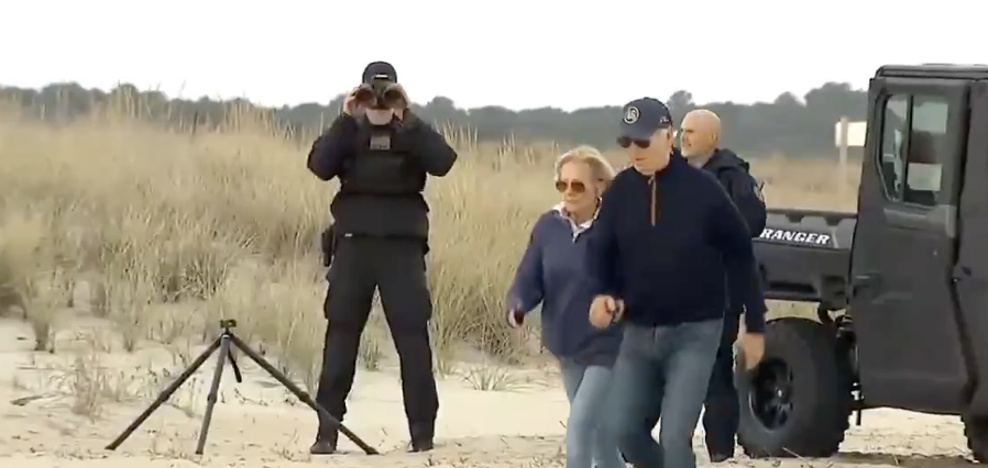 Biden Struggles to Walk in Sand - Todd Starnes