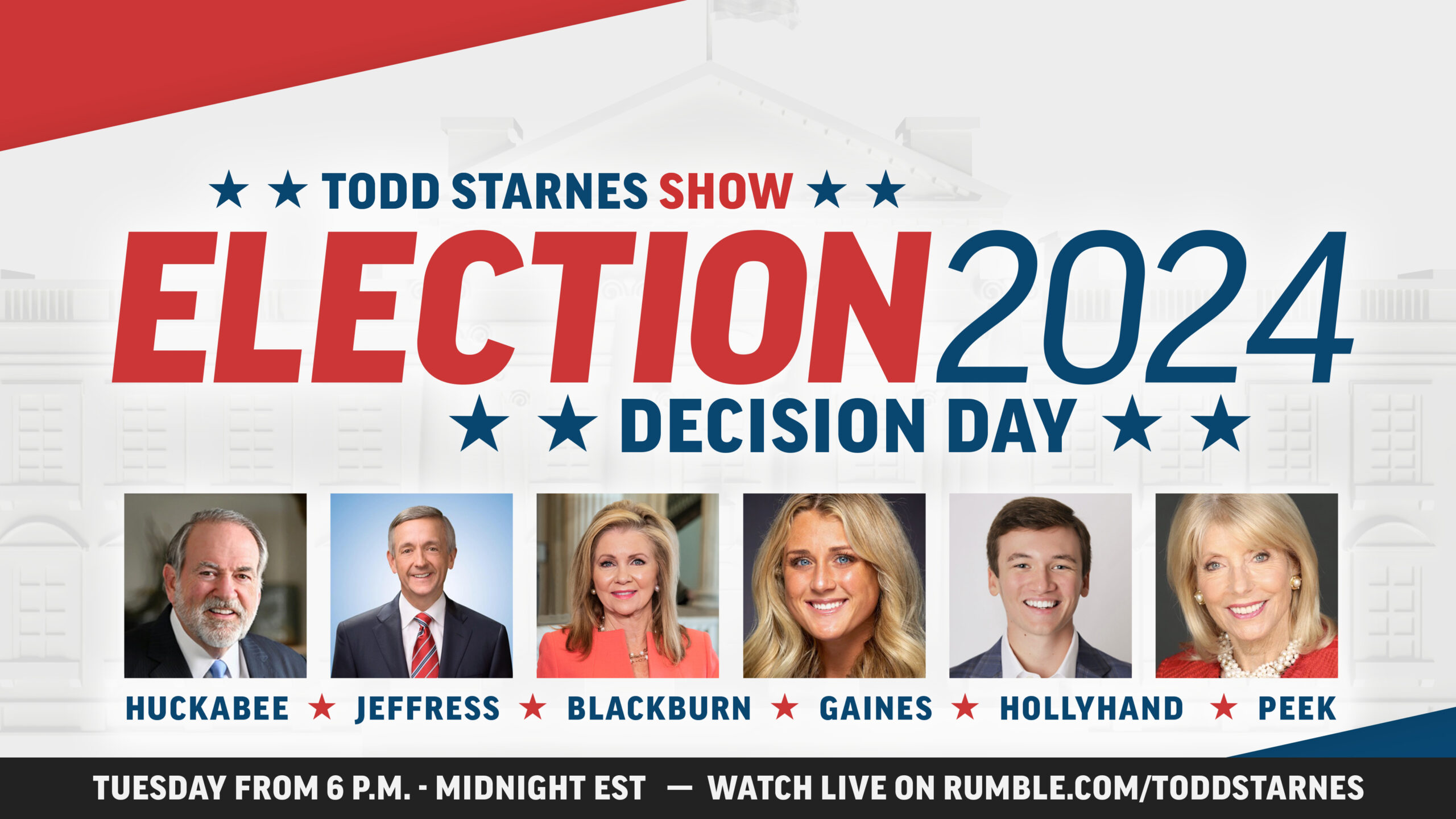 Spend Election Night With Todd Starnes - Todd Starnes